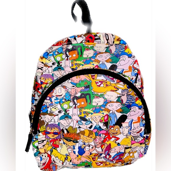 Nickelodeon | Bags | 9s Nickelodeon Cartoon Backpack | Poshmark